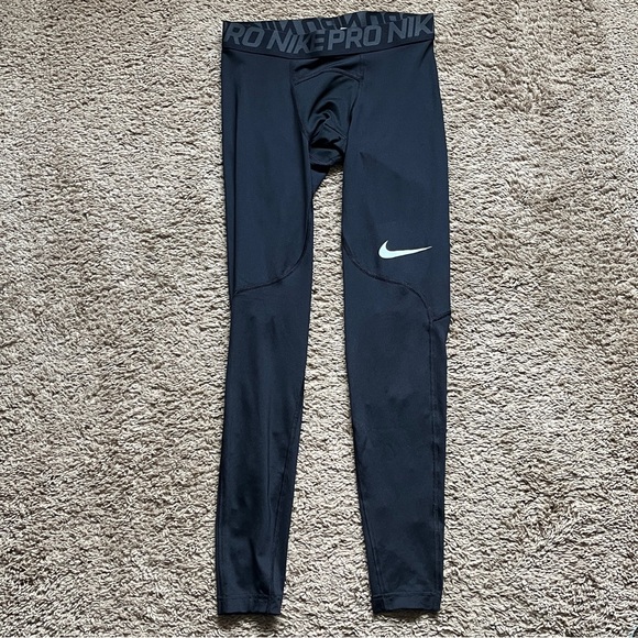 Nike | Pants | Mens Nike Pro Drifit Compression Pants Black Small ...